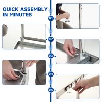 China Adjustable Height Stainless Steel Workbench with Corrosion Resistance and 500 kg/㎡ Load Capacity for sale