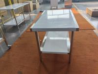 China CE Certified Stainless Steel Workbench with Adjustable Height for Food Processing Workshops for sale