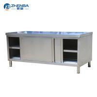 China Commercial Stainless Steel Workbench with Heavy-Duty Capacity and Corrosion Resistance Featuring Adjustable Height Legs for sale