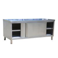 China Stainless Steel Workbench with Adjustable Height Legs and Corrosion Resistance for Customized Size Commercial Kitchen Use for sale