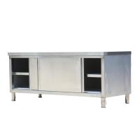 China Adjustable Stainless Steel Work Table with Cabinet - Heavy-Duty Capacity & Corrosion Resistance for sale