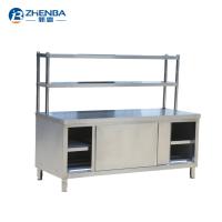 China Stainless Steel Workbench with 300 kg/㎡ Load Capacity Adjustable Height Legs and Corrosion Resistance for Commercial Kitchen Storage for sale