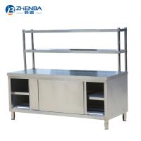 China Stainless Steel Worktable with Heavy-Duty Capacity and Adjustable Height Legs for Commercial Kitchen Food Prep for sale
