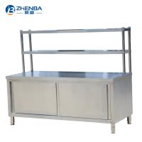 China Stainless Steel Worktable with Heavy-Duty Capacity and Adjustable Height Legs for Commercial Kitchen Food Prep for sale