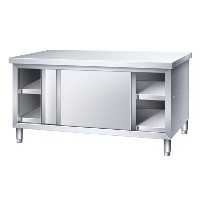 China 304 Stainless Steel Electric Heating Workbench 1.2 Meter Model for Industrial and Laboratory Kitchen Use for sale