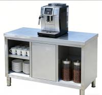 China Heavy Duty Stainless Steel Workbench with 500 kg/㎡ Load Capacity and Sliding Door Design for Commercial Kitchens for sale