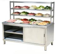 China Customizable Size Stainless Steel 201/304 Commercial Kitchen Workbench with 500 kg/㎡ Load Capacity for sale