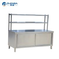 China Customizable Size Stainless Steel 201/304 Commercial Kitchen Workbench with 500 kg/㎡ Load Capacity for sale