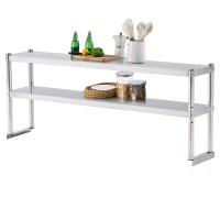 China Heavy-Duty Stainless Steel 201 Storage Rack with 300 kg/㎡ Load Capacity and Corrosion Resistance for Commercial Kitchens for sale