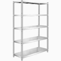 China Stainless Steel Commercial Kitchen Storage Rack with Adjustable Height and Heavy-Duty Capacity for sale
