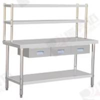 China Stainless Steel 201 Workbench with Corrosion Resistance and 300 kg/㎡ Load Capacity for Commercial Kitchens for sale