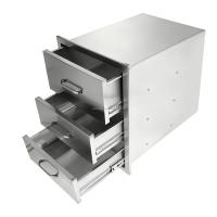 China Stainless Steel 201/304 Outdoor Kitchen Drawer with Sliding Rail Design and Corrosion Resistance for BBQ Island for sale
