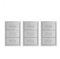 China Custom Stainless Steel 201/304 Outdoor Kitchen Drawer with Sliding Rail Design and Corrosion Resistance for sale