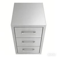 China Custom Stainless Steel 201/304 Outdoor Kitchen Drawer with Sliding Rail Design and Corrosion Resistance for sale