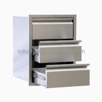 China Premium Stainless Steel 201/304 Outdoor Kitchen Drawer with Sliding Rail Design and Corrosion Resistance for sale