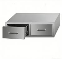 China Stainless Steel Outdoor Kitchen Drawer with Corrosion Resistance, Sliding Rail Design, and Heavy-Duty Capacity for sale