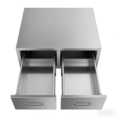 China Stainless Steel Outdoor Kitchen Drawer with Corrosion Resistance, Sliding Rail Design, and Heavy-Duty Capacity for sale