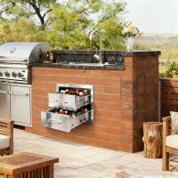 China Premium SUS 201 Stainless Steel Outdoor Kitchen Drawer with Corrosion Resistance, Smooth Slide Rails, and Heavy-Duty Design for sale