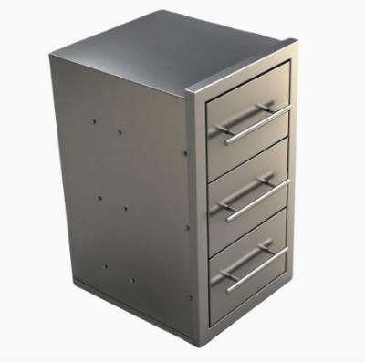 China Outdoor Kitchen Drawer Stainless Steel 201/304 Windproof Heavy-Duty for Commercial and Outdoor Use for sale