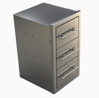 China Stainless Steel 201/304 Outdoor Kitchen Drawer with 300 kg/㎡ Load Capacity and Sliding Rail Design for sale
