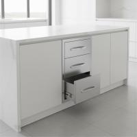 China Stainless Steel Outdoor Kitchen Drawer with Corrosion Resistance Heavy-Duty Capacity and Smooth Sliding Rail Design for sale
