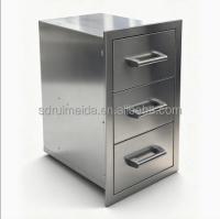 China Stainless Steel Outdoor Kitchen Drawer with Corrosion Resistance Heavy-Duty Capacity and Smooth Sliding Rail Design for sale