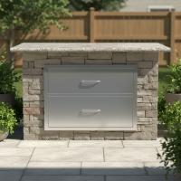 China Stainless Steel Outdoor Kitchen Drawer with Corrosion Resistance and Large Capacity for sale