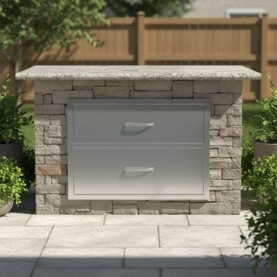 China Stainless Steel Outdoor Kitchen Drawer with Corrosion Resistance and Large Capacity for sale