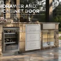 China Stainless Steel Outdoor Kitchen Drawer with Corrosion Resistance and Large Capacity for sale