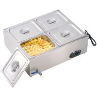 China Commercial Stainless Steel 201 Electric Food Warmer with 1200W Power and 8L Capacity for Restaurants for sale