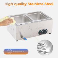 China Commercial Stainless Steel 201 Electric Food Warmer with 1200W Power and 8L Capacity for Restaurants for sale