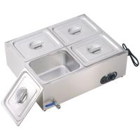 China Commercial Electric Table Top Stainless Steel 201 Bain Marie Food Warmer with 150L Capacity and Energy Saving Mode for sale