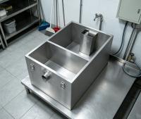 China Stainless Steel Grease Trap Effective Grease Water Separator Designed for Commercial Kitchens and Catering Industry Needs for sale