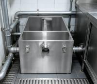 China Stainless Steel Grease Trap Effective Grease Water Separator Designed for Commercial Kitchens and Catering Industry Needs for sale