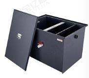 China Oil Water Separation Stainless Steel Grease Trap with Thickened Tank and Side Drain Valve for Quick Discharge of Sediment and Sludge for sale