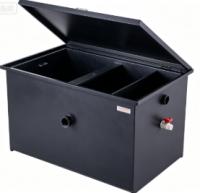 China Oil Water Separation Stainless Steel Grease Trap with Thickened Tank and Side Drain Valve for Quick Discharge of Sediment and Sludge for sale
