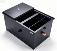 China Oil Water Separation Stainless Steel Grease Trap with Thickened Tank and Side Drain Valve for Quick Discharge of Sediment and Sludge for sale