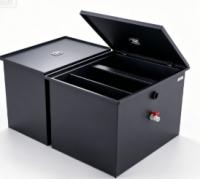 China Oil Water Separation Stainless Steel Grease Trap with Thickened Tank and Side Drain Valve for Quick Discharge of Sediment and Sludge for sale
