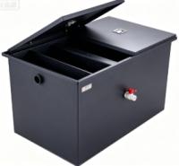 China Oil Water Separation Stainless Steel Grease Trap with Thickened Tank and Side Drain Valve for Quick Discharge of Sediment and Sludge for sale