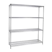China Heavy Duty Chrome Shelving Durable Rust Resistant Stainless Colored Chrome Plated Storage Solution Suitable for Multi Scene for sale