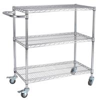 China Heavy Duty Chrome Shelving Industrial Metal Shelving Units Offering Adjustable Shelves and High Load Capacity for Storage for sale