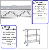 China Heavy Duty Chrome Shelving Industrial Metal Shelving Units Offering Adjustable Shelves and High Load Capacity for Storage for sale
