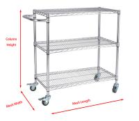China Heavy Duty Chrome Shelving Industrial Metal Shelving Units Offering Adjustable Shelves and High Load Capacity for Storage for sale