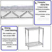 China Heavy Duty Chrome Shelving sturdy metal frame designed to provide storage options for warehouses and retail environments for sale