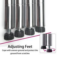 China Five – Tier Metal Chrome – Plated Wire Shelving: The “All – Purpose Shelf” for Commercial Scenarios, A New Profit – Making Engine for Distribution for sale