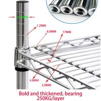 China Five – Tier Metal Chrome – Plated Wire Shelving: The “All – Purpose Shelf” for Commercial Scenarios, A New Profit – Making Engine for Distribution for sale