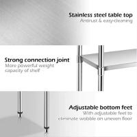 China NSF Certified Stainless Steel Workbench for sale