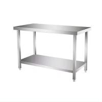 China Durable Stainless Steel Worktables Featuring Robust Construction Ample Workspace and Corrosion Resistance Ideal for Heavy Duty Commercial for sale