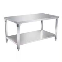 China Durable Stainless Steel Worktables Featuring Robust Construction Ample Workspace and Corrosion Resistance Ideal for Heavy Duty Commercial for sale