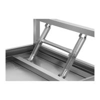 China Rust Resistant Stainless Steel Worktables Featuring Folding Design Durable Metal Frame and Flat Stable Surface Ideal for Various Work Settings for sale